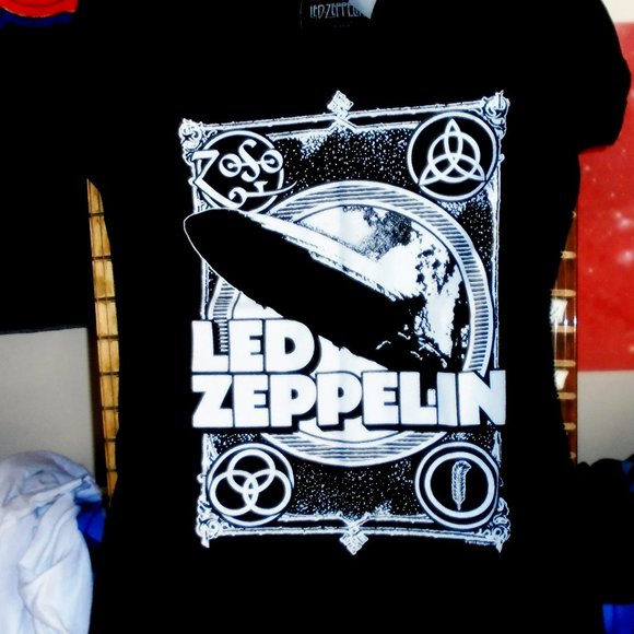 led zeppelin mdse | Tops | Led Zeppelin St Lp Zoso Logo Official New S ...